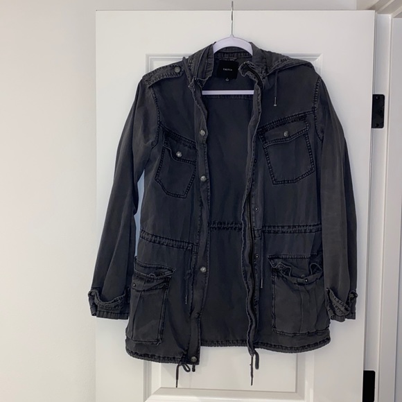 Talula | Jackets & Coats | Talula Cargo Jacket Grey | Poshmark